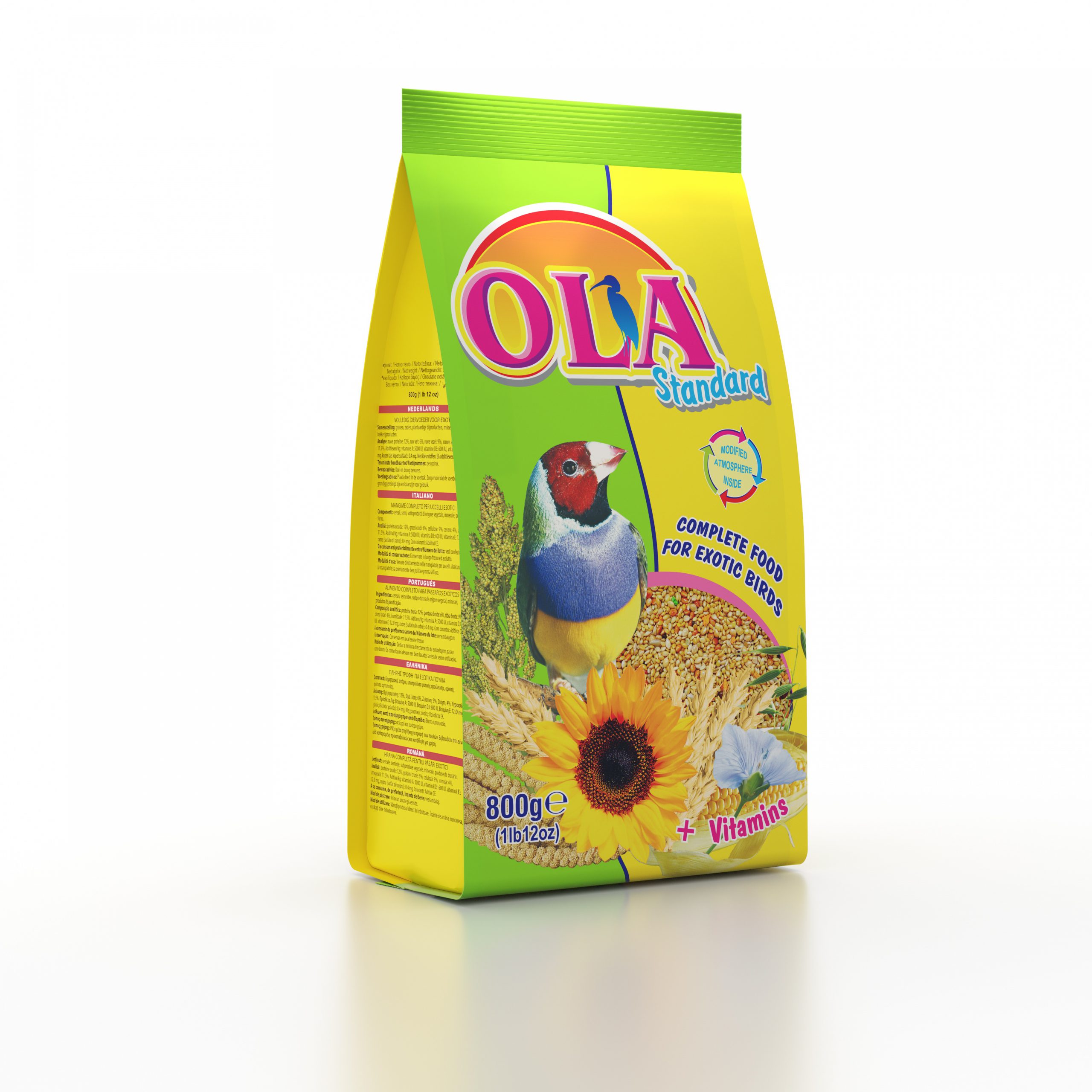OLA Standard complete pet food for exotic birds - AGROMARKET ...